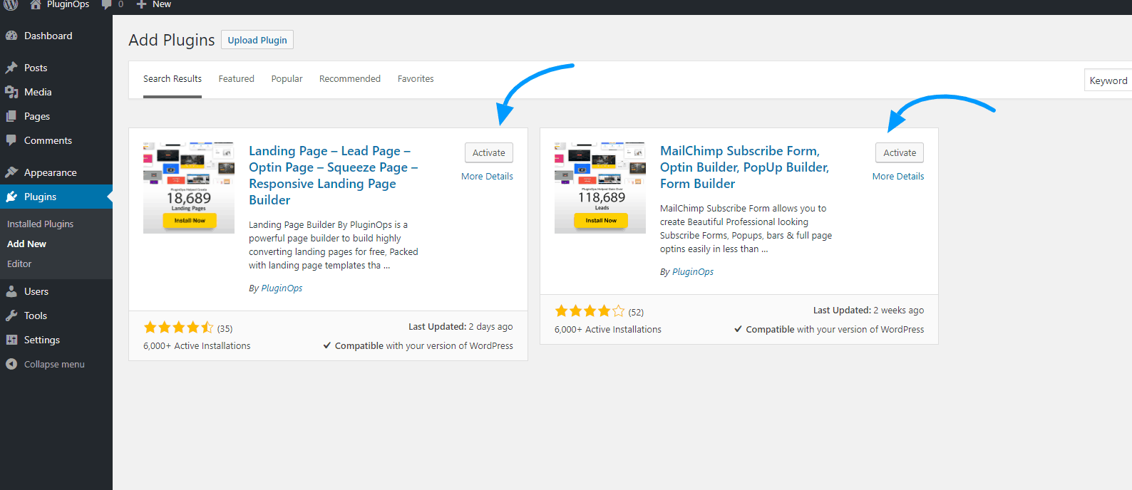 How to manually install wordpress plugin - PluginOps