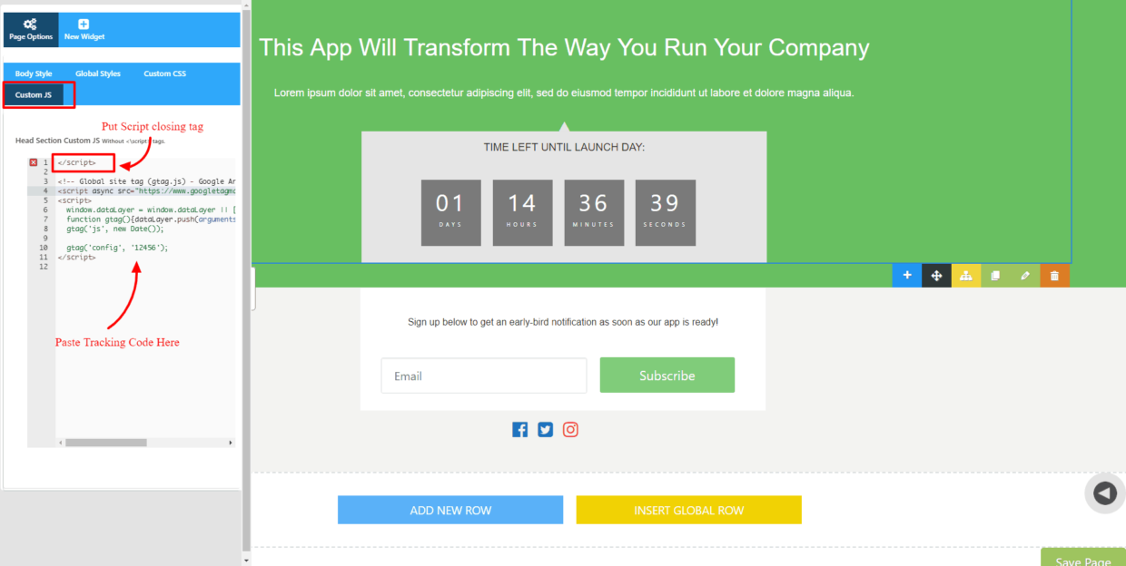 How To Add Tracking Scripts In PluginOps Landing Pages - PluginOps